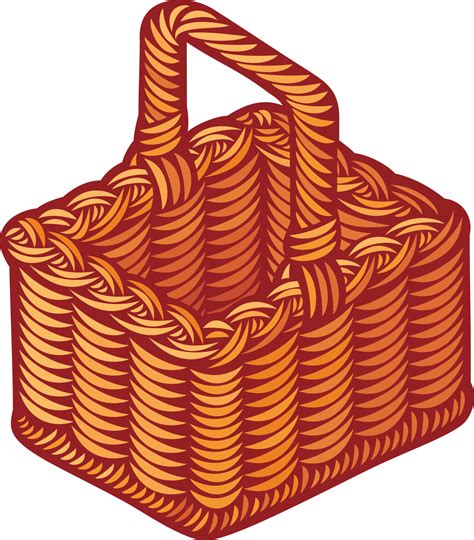 Wicker Picnic Basket Png