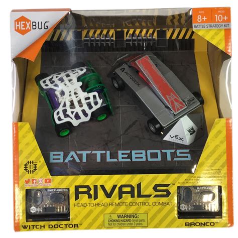 Hexbug Battlebots Rivals Bronco And Witch Doctor Remote And App Controlled Figures Robot 413