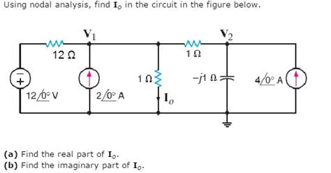 solved using nodal analysis find io in the circuit in the