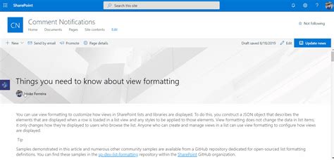 Add A Share To Microsoft Teams Button To Your Sharepoint Sites Hands