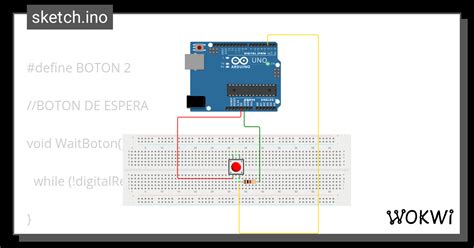 BOTON Wokwi ESP32 STM32 Arduino Simulator