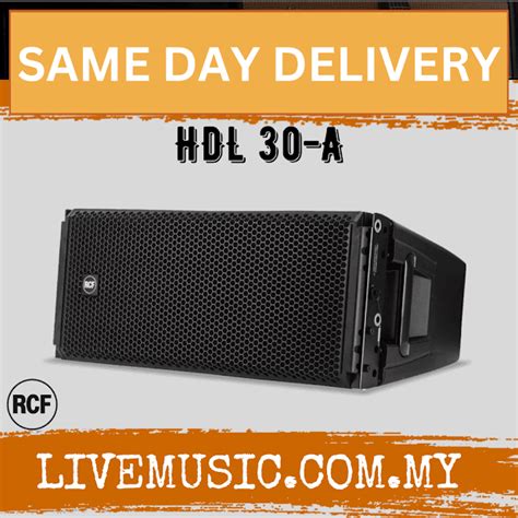 RCF HDL 30 A Dual 10 Inch Powered Line Array Speaker HDL30A HDL 30A