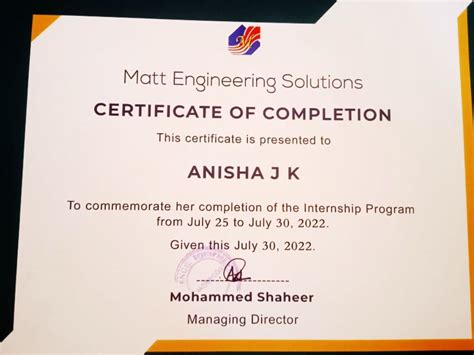 Anisha J K On Linkedin Intership Iot Digitalamarketing Agile