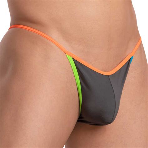 Kyle Underwear High Voltage Tricolor Piping Deep Bulge Thong Underwear