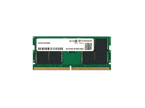 Transcend Jet 8GB DDR5 SO DIMM RAM 4800MHz Tech Co Za