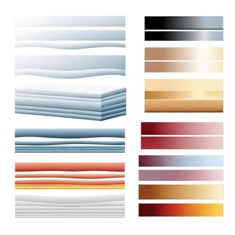 Premium Vector Layers Vector Set White Background Isolated A High Quality