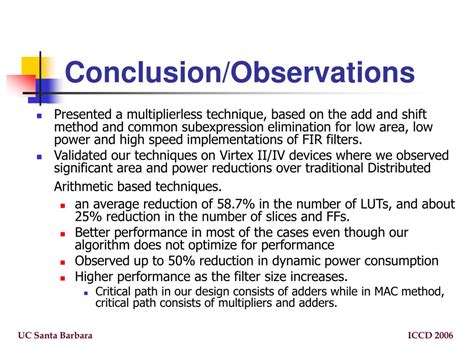 Ppt High Speed Fir Filter Implementation Using Add And Shift Method Powerpoint Presentation