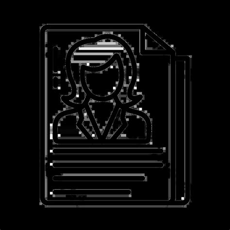 Lined Document Line Icon Vector PNG Images AI Free Download Pikbest