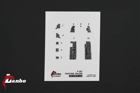 F 16c 3d Interior Decal