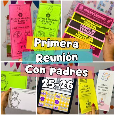Kit De La Primera Reunión Con Padres De Familia Para Todos Los Grados