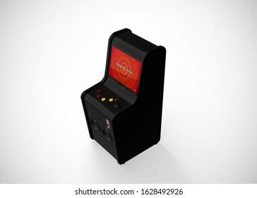 Arcade Machine Insert Coin Screen Retro Stock Illustration Shutterstock