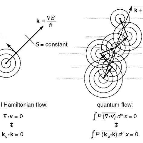 4 Schematic Distinction Of Classical Hamiltonian Flow Left And
