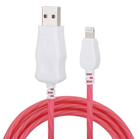 M Pin Port Visible Light USB Sync Data Charging Cable