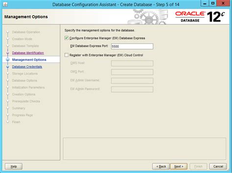 Post Installation Modifications For The Oracle Database