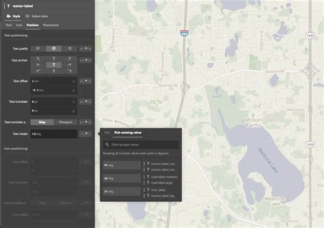 Label Orientation In Mapbox Studio Or Mapbox GL JS Geographic