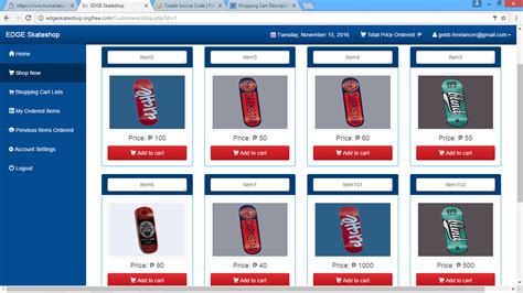 Basic Shopping Cart Using PHP MySQL With Source Code SourceCodester