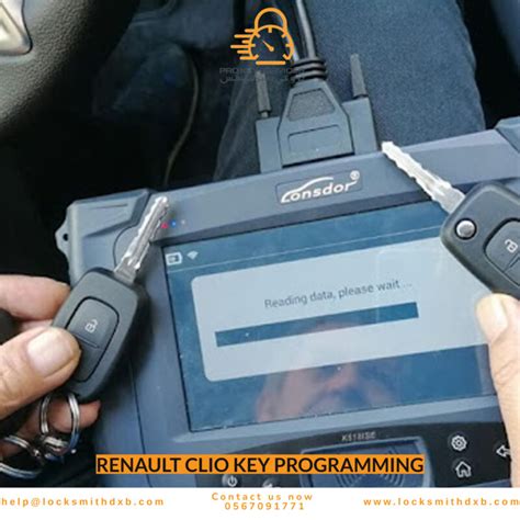 Renault Clio Key Programming 0567091771 Locksmith Dxb