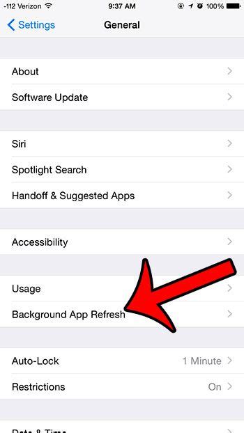 Background App Refresh IPhone How To Turn It On Or Off Solve Your Tech