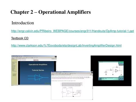 PPT Chapter 2 Operational Amplifiers PowerPoint Presentation Free Download ID 851941