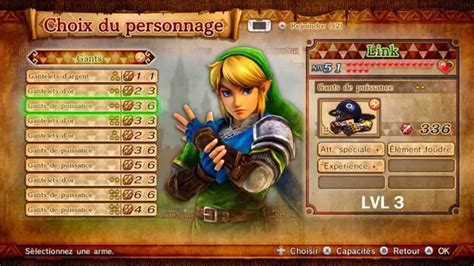 Hyrule Warriors Link Gloves Gameplay Youtube