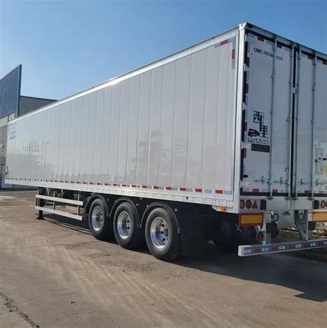 53ft Semi Trailer Box Refrigerated Van For Frozen Food Transport With