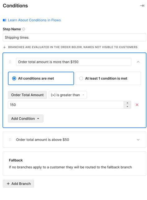 Flow Steps Triggers Options Ends