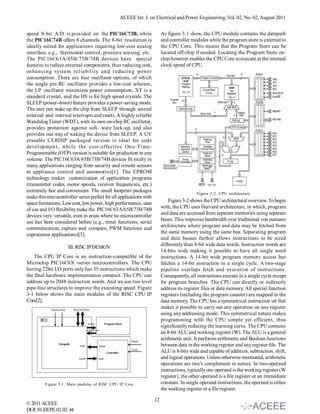 A Pic Compatible Risc Cpu Core Implementation For Fpga Based Configurable Soc Platform For