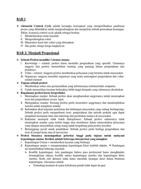 F20 Actuarial Control Cycle Indonesia Version Pdf