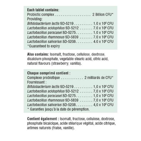 Jamieson Chewable Probiotic 60 Tablets Supplement And Vitamin Store In Guelph