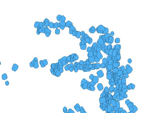 Sql Postgis Merge Buffers Geometry In Different Groups When Intersecting Stack Overflow