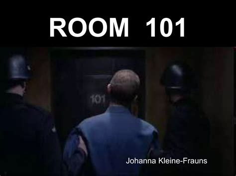 Room 101 By Johanna PPTX Fiction Books And Literature