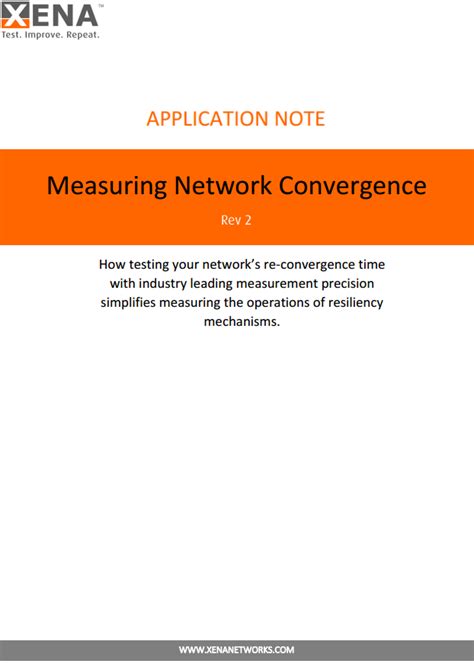 How To Test And Measure Your Network Convergence
