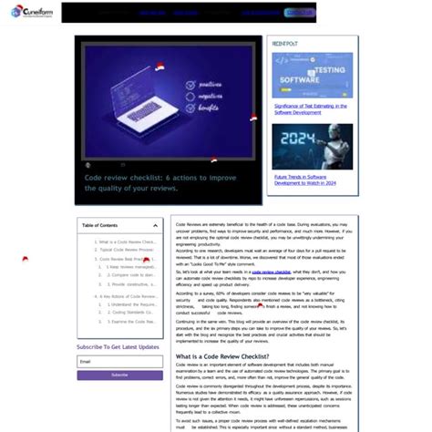 Codereviewchecklist6actionstoimprovethequalityofyourreviewspptx