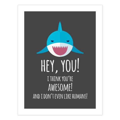 Wholesomepost Wholesome Shark Thinks You Are Awesome Home