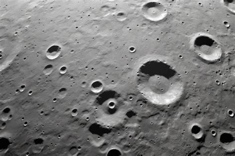 Detailed Photo Of Craters On The Moon Premium Ai Generated Image
