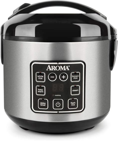 Aroma Arc 914sbd 8 Cup Cooked Digital Rice Cooker And Food Steamer Amazon Ca Home