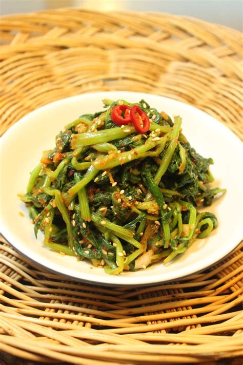 고추장 유채나물무침 만드는법 봄나물요리 나물반찬 네이버 블로그