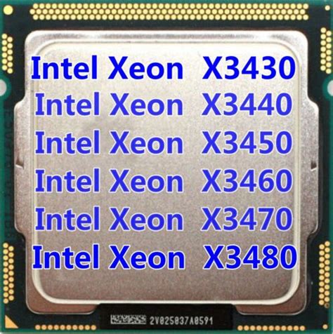 Intel Xeon X3430 X3440 X3450 X3460 X3470 X3480 Lga1156 Cpu Processor Tlc Lot Ebay