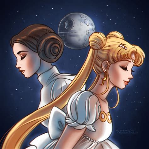 Princess Leia Princess Serenity By Daekazu On Deviantart