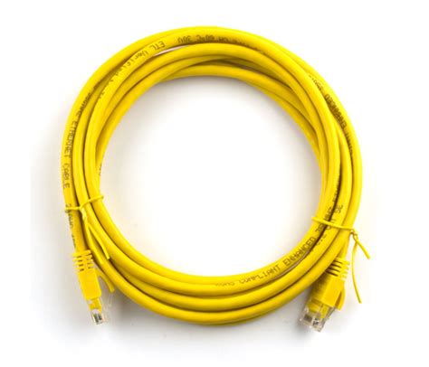 Патч корд литий Ritar Utp Rj45 Cat 5e 15m жовтий Cu мідь фото відгуки характеристики