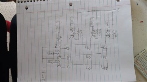 multiplexing with npn and pnp transistors leds and multiplexing