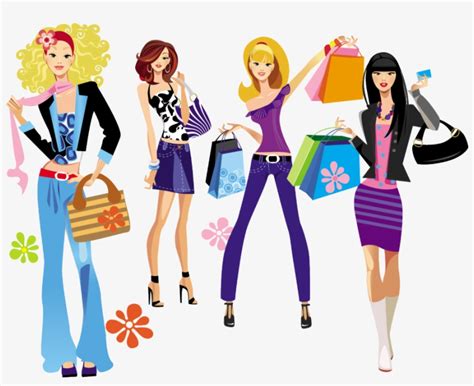Cartoon Girls Female Cartoon Fashion Illustrations Drawing Png