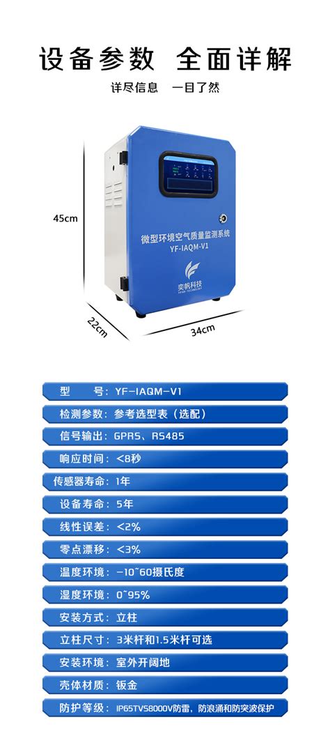 奕帆微型空气站四气两尘室外空气质量在线监测系统大气环境检测仪 阿里巴巴