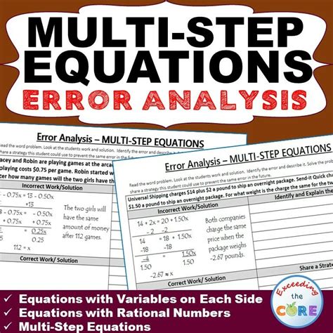 Free Error Analysis Math Worksheet Download Free Error Analysis Math