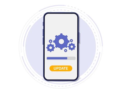 시스템 업데이트 시스템 소프트웨어 업데이트의 개념입니다 스마트폰 화면에서 다운로드 프로세스입니다 개선 버전 소프트웨어 설치 프로세스 방문 페이지 Ui 앱 배너