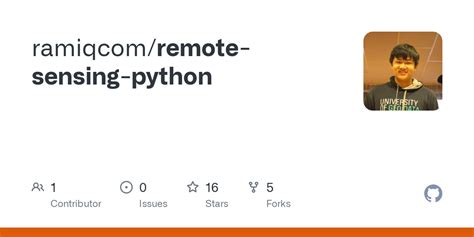 Github Ramiqcomremote Sensing Python