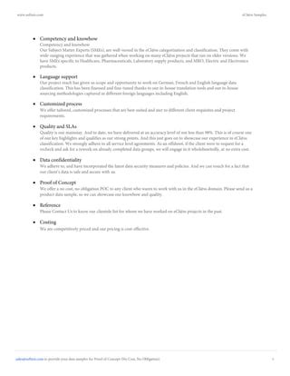 Ecl Ss EClass Product Classification Mapping Process And Samples PDF