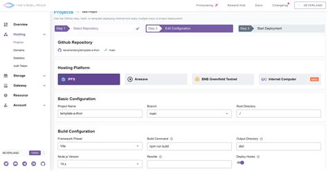 Site Deployment 4everland Documents