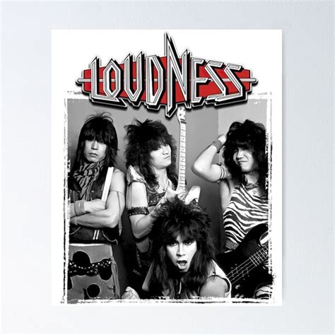 Loudness Band Classic Poster For Sale By Creolasauer Redbubble