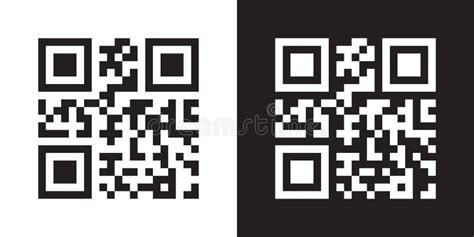 Icône De Code Qr Scan Code Qr De Numérisation Numérique Illustration De Vecteur Illustration